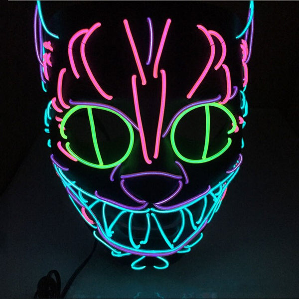 Cheshire Cat Glow Mask – Neon Culture